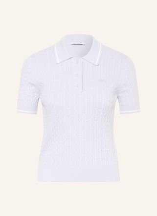 Lacoste Strick-Poloshirt blau