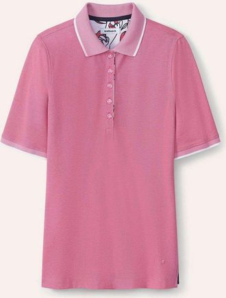Walbusch Poloshirt Damen Polo Halbarm B&uuml;gelfrei Baumwolle Atmungsaktiv, pflegeleicht, mit Knopfleiste und Seitenschlitzen