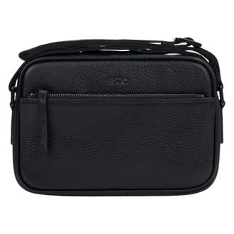 Estro & Luminara Pebbled Leather Crossbody Bag - - Bags - Herren - Schwarzk - ONE SIZE