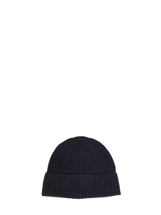 Stone Island Mens Wool Beanie Geelong Black Virgin Hat