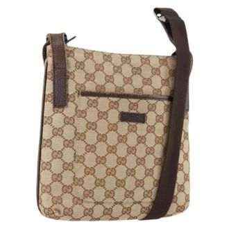 Gucci Sac bandouli&egrave;re vintage Pre-owned - Femme - Pre-owned - Beige - Taille: ONE Size