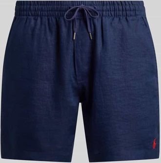 Polo Ralph Lauren Leinenshorts mit Tunnelzugbund und Logo Stitching