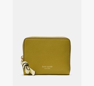 Kate Spade New York Kate Spade Loop Rei&szlig;verschluss-Geldb&ouml;rse f&uuml;r Frauen in Lorbeergr&uuml;n