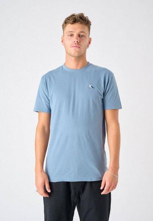 Cleptomanicx T-Shirt Embro Gull mit Gull-Stickerei