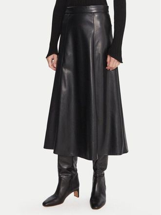 Marella Rock aus Kunstleder Vally 2525776022 Schwarz Regular Fit