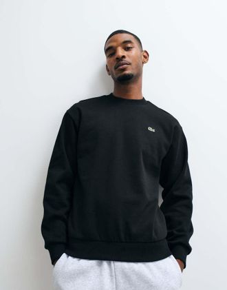 Lacoste Sweatshirt mit Logo in Schwarz