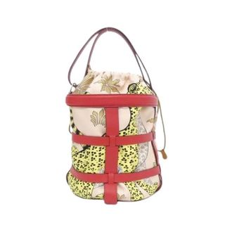Herm&egrave;s Sac seau Pre-owned Leopard Musardine en cuir Epsom et soie - Femme - Pre-owned - Multicolore - Taille: ONE Size