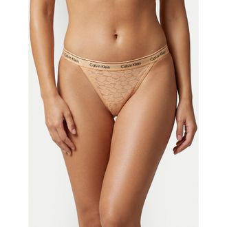 Calvin Klein Klassischer Damenslip LV00QD5213 Beige