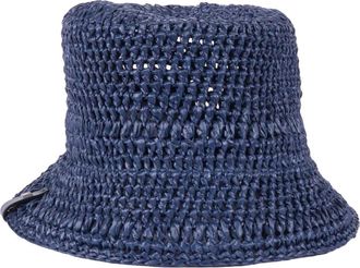 Max Mara Femme, Accessoires, Bleu, Taille: 57 CM Fragore Bucket Hat