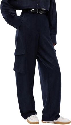 Pinko Pinko - Caldaro Pantalons - Femme - Pantalons - Bleu - Taille: 36 FR