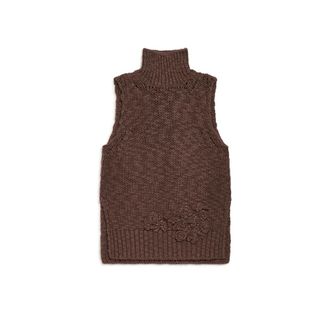 Maliparmi Bestickter Wolltop - - Knitwear - Damen - Braun - M