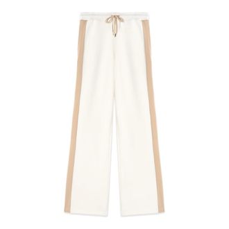 Oltre Jogginghose mit Seitenstreifen - - Trousers - Damen - Wei&szlig; - S