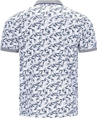 Hajo Poloshirt Poloshirt mit floralem Alloverdruck in stay fresh-Qualit&auml;t