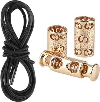 Generico Frfik Lot de 2 sangles de bottes - Gaine de bottes antid&eacute;rapantes | Lacets pour bottes &agrave; hauteur de cuisse, bandes &eacute;lastiques r&eacute;glables et alliage, so