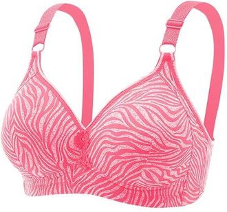 Generic Haut de fitness sans bonnets fins, trois sous-v&ecirc;tements camouflage, fronc&eacute; lat&eacute;ralement, confortable, respirant, sans soutien-gorge, Or rose, 42