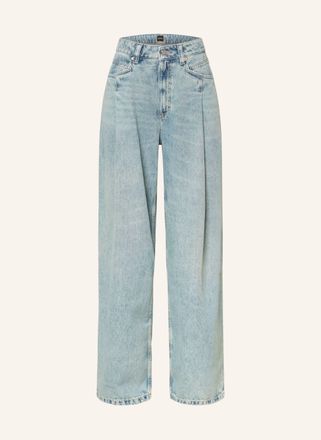 HUGO BOSS Wide Leg Jeans blau