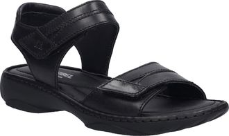 Josef Seibel Damen Debra 19, Schwarz, Größe: 36 EU, Weite: M, Verschluss: Klett, Absatz: Flach, Höhe: 4 cm