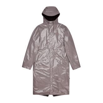 Rains Femme, Vestes, Violet, Taille: 40 FR Veste Longue W3