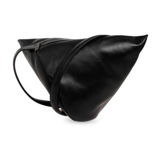 Yohji Yamamoto Discord Leder Tasche - - Bags - Herren - Schwarzk - ONE SIZE