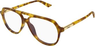 Chlo&eacute; unisex, Accessoires, Brun, Taille: 57 MM Ch0366O Monture Aviateur