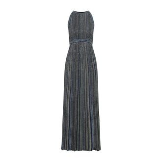 Missoni &Auml;rmelloses langes Kleid - - Dresses - Damen - Gr&uuml;n - XS