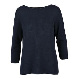 Fabiana Filippi Femme, Pulls, Bleu, Taille: 42 FR Sottogiacca Cannettato