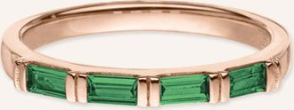 VEYNOU Veynou Ring Zoe Smaragd Aus 14 Karat Ros&eacute;gold Und 0,40ct. Smaragden rosegold