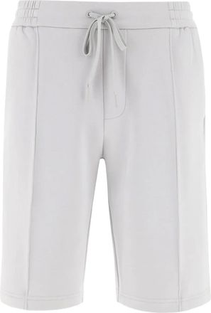 Boggi Milano drawstring patch pocket bermuda shorts - Grau