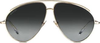 Gucci Aviator Sonnenbrille - - Accessories - unisex - Gelb - ONE SIZE