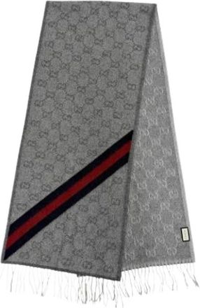 Gucci Pre-owned Stole - Femme - Pre-owned - Gris - Taille: ONE Size
