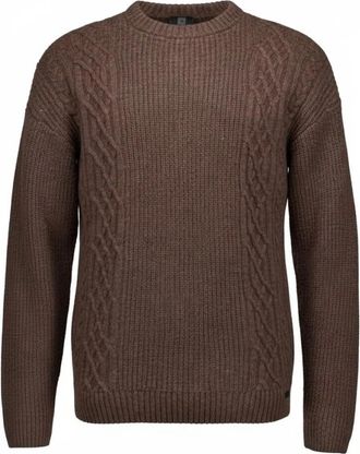 Genti Rundhals-Strickpullover - - Knitwear - Herren - Braun - M