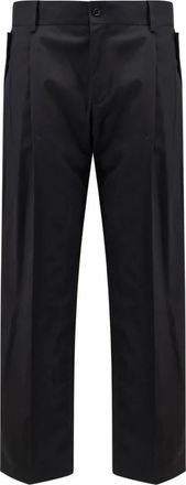 Dolce & Gabbana Homme, Pantalons, Noir, Taille: L Straight Pantalons