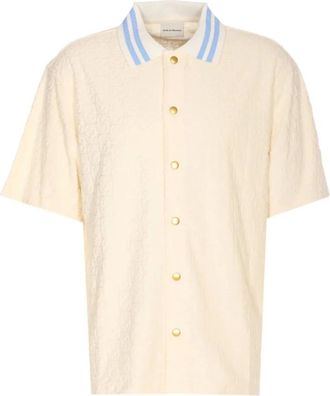 Dr&ocirc;le de Monsieur Homme, Chemises, Blanc, Taille: S Chemise Monogramme