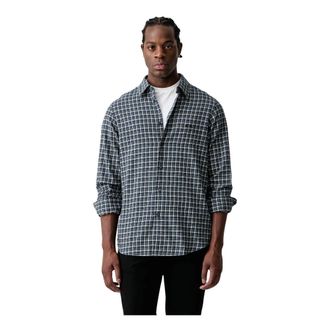 A|X Armani Exchange Chemise &agrave; micro-carreaux - Homme - Chemises - Bleu - Taille: XL