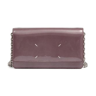 Maison Margiela Four Stitches Chain Wallet - - Accessories - Damen - Lila - ONE SIZE
