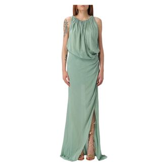 Blumarine Jersey Sable Kleid - - Dresses - Damen - Gr&uuml;n - XS