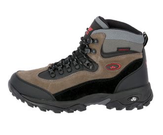 Lico Herren Milan Trekking- & Wanderstiefel, Schwarz Grau Rot, 50 EU