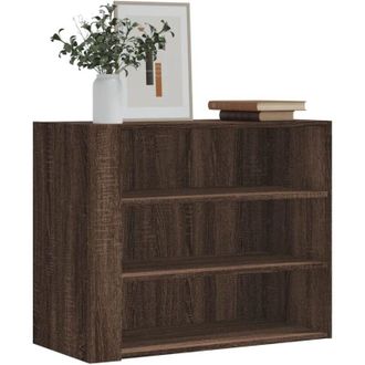 vidaXL Wandregal Braun Eichen-Optik 75x35x60 cm Holzwerkstoff Vidaxl