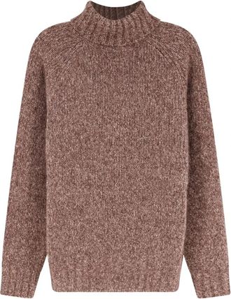 Brunello Cucinelli Kaschmir-Seiden-Rollkragenpullover - - Knitwear - Herren - Braun - XL