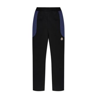 Moncler Sweatpants mit Logo-Patch - - Trousers - Herren - Schwarzk - M