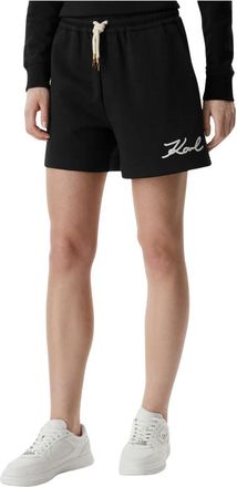 Karl Lagerfeld Femme, Shorts, Noir, Taille: 40 FR Short Shorts