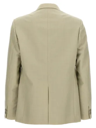 Fendi Mens Beige Virgin Wool Blazer Clothing