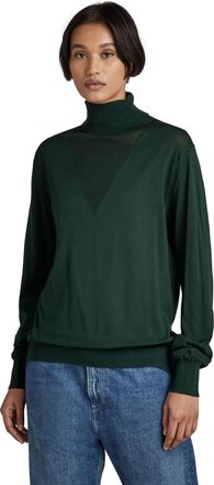 G-Star RAW Damen Core Roll Neck Knitted Pullover