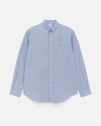 Arket Lockeres Button-down-Hemd -Blau