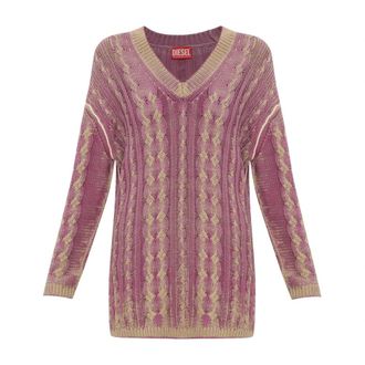 Diesel M-Elga Kleid - - Knitwear - Damen - Lila - XS