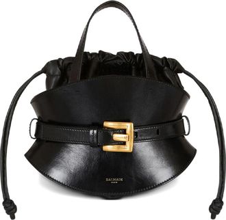 Balmain Mini Belted-detail Tote Bag