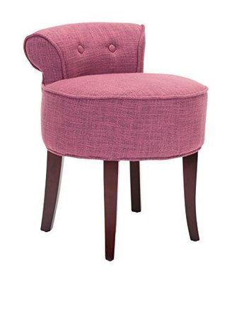 Safavieh SEU4546C Gabriella Vanité Selles Siege de Coiffeuse Polyester Rose 45 x 48 x 57,91 cm