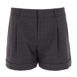Moschino Logo Tape Shorts - - Shorts - Damen - Grau - S