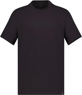 Boggi Milano Herren T-Shirt schwarz Baumwoll-Stretch