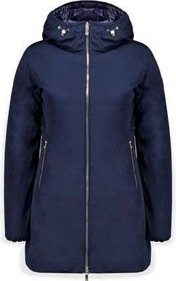 Ciesse Piumini Couette longue avec capuche réversible 800Fp véritable plume Kalie 233CFWC10605P7E10D, bleu, 48